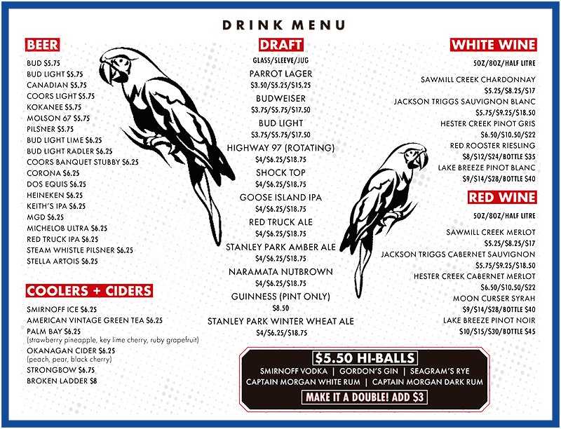 The Barking Parrot - Penticton Lakeside Resort